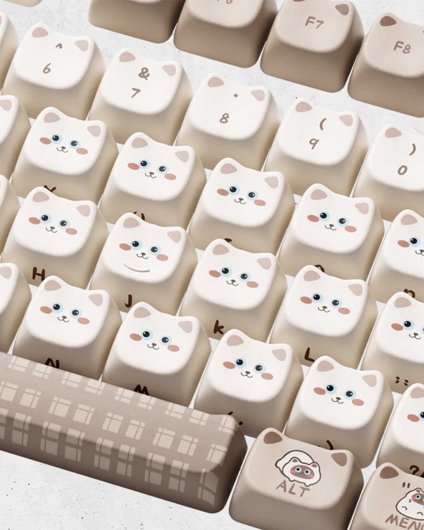 AKKO Siamese Cat Keycaps Set – Keypro