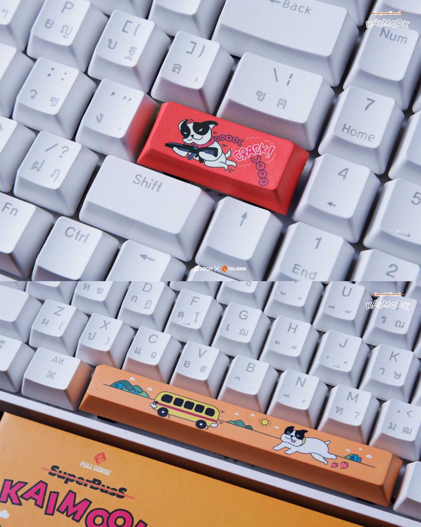 LOGA X Kaimook Keycaps Set – Keypro