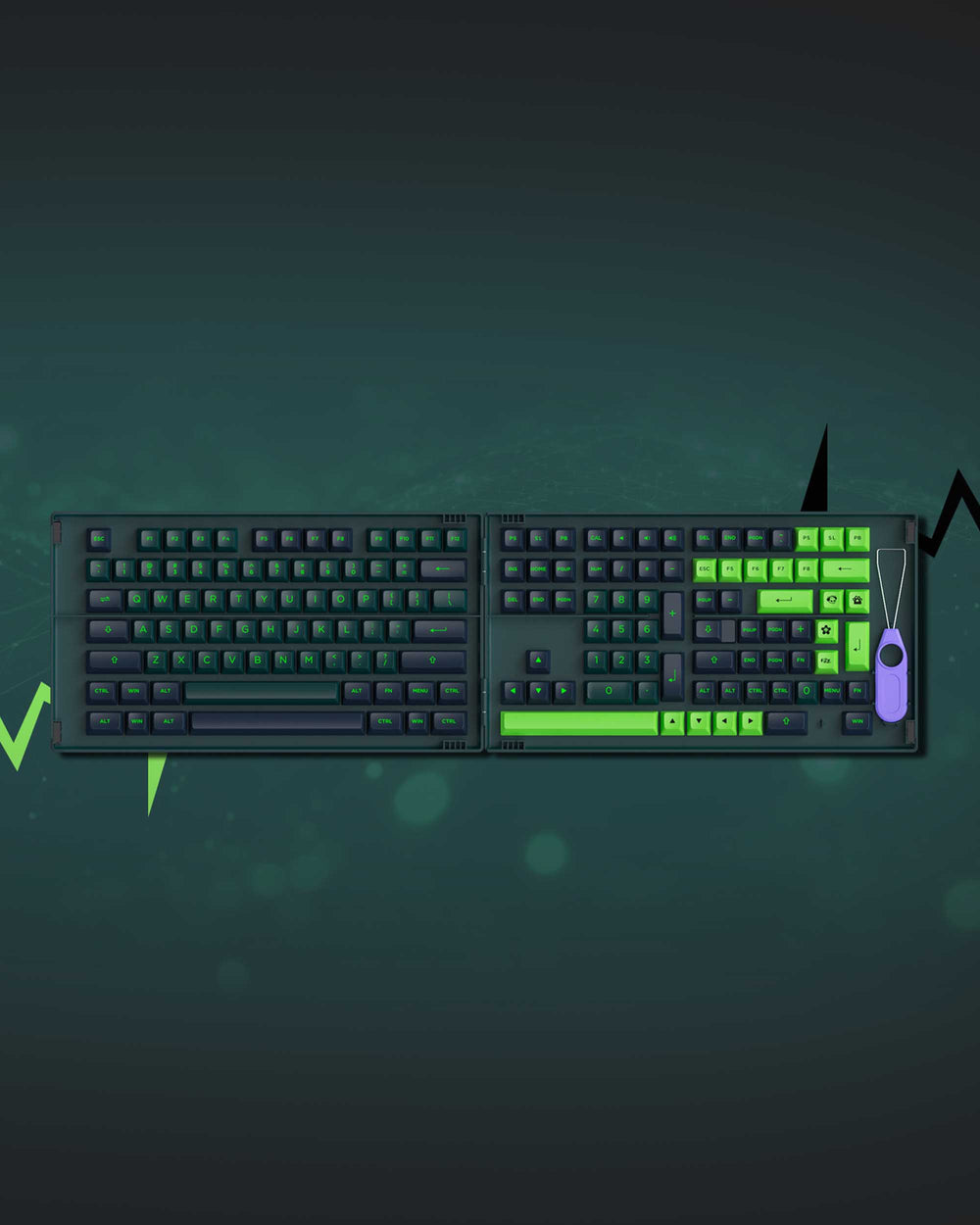 AKKO Wave Keycaps Set – Keypro